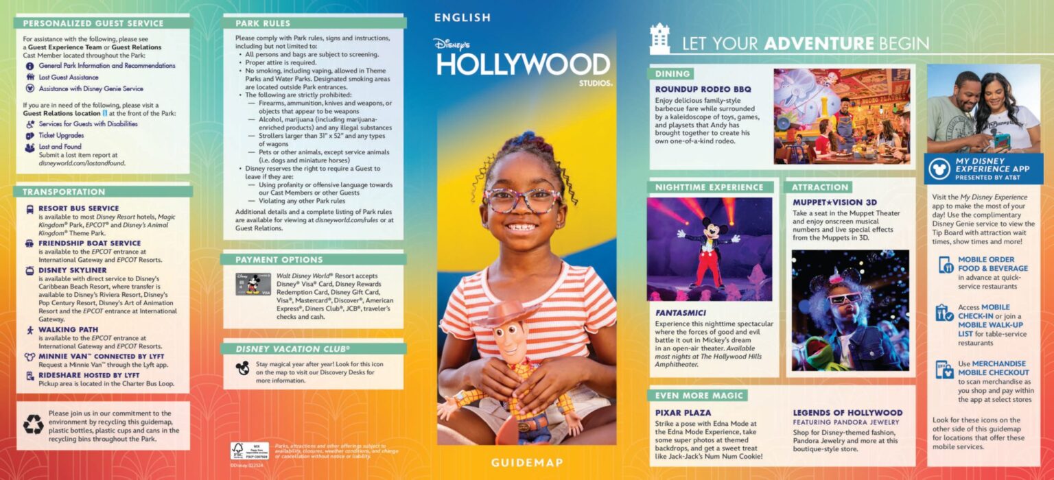 Hollywood Studios Checklist and Printable - Polka Dots & Pixie Dust