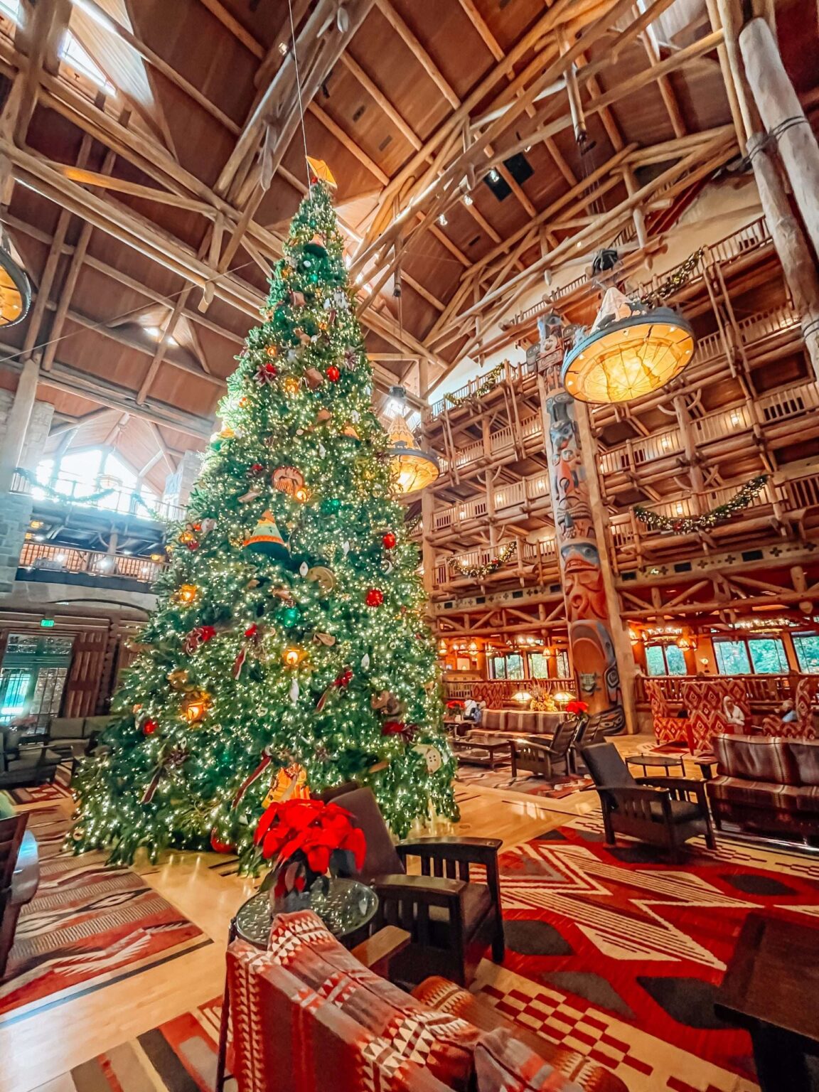 Christmas at Wilderness Lodge Disney World